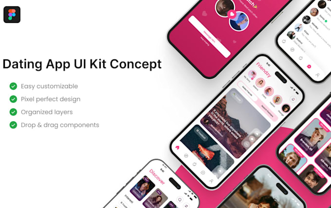 Create modern mobile app ui ux design using figma by Kartyqq | Fiverr