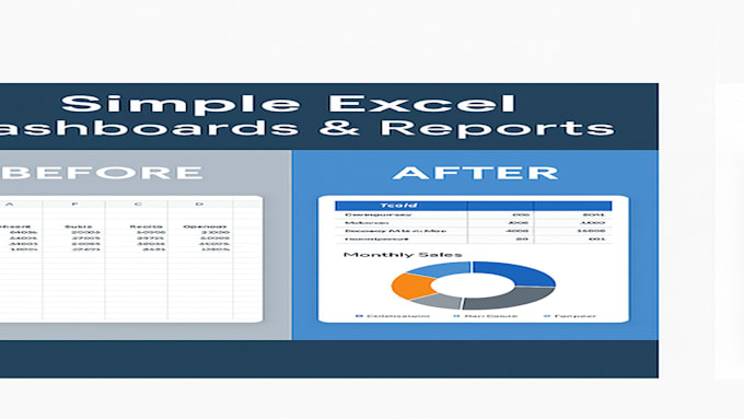 Build clean and simple excel dashboards and visual reports by ...