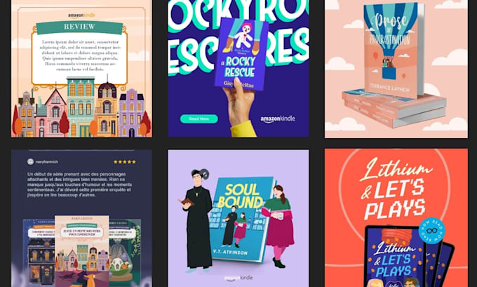 Design branded instagram posts for your book promotion by ...