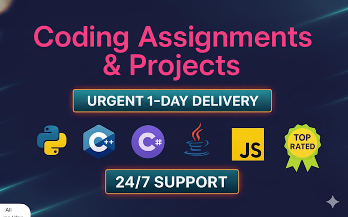 Review, do and help in cpp java and python coding projects by Alihamza_jamil | Fiverr