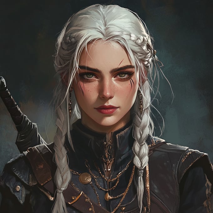 Draw realistic fantasy dnd character and concept art by Sylverke | Fiverr