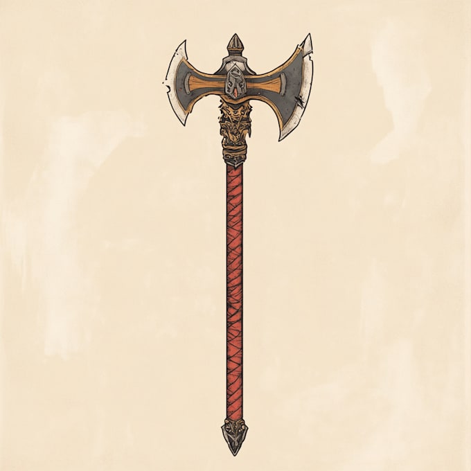 Create a 3d weapon illustration for gaming by Jemisha47 | Fiverr