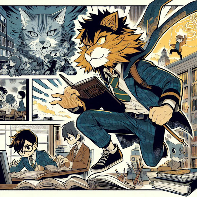 Draw you high quality comic page and cover for you by Marciavans | Fiverr