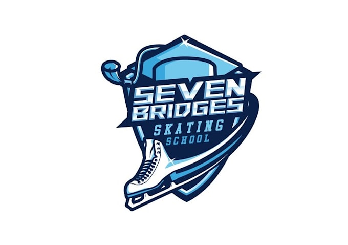 Design unique ice skating school logo by Andrew_yencken | Fiverr
