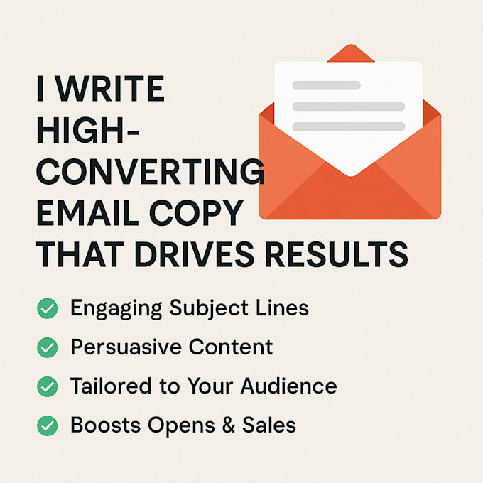 Write powerful email copy that brings the top notch results by Manthri09 | Fiverr