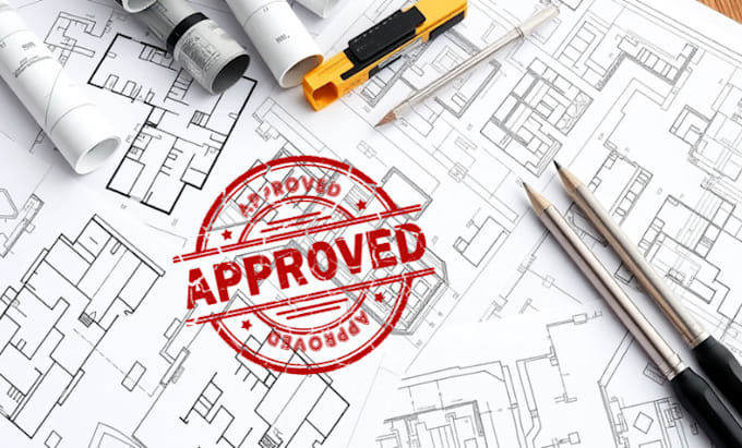 Draft permit architecture and mep construction drawing document ...