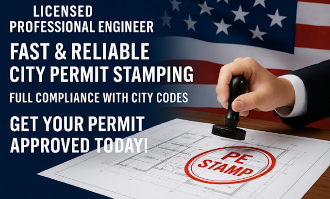 Pe stamp for city permit and stamp architectural drawing architectural ...