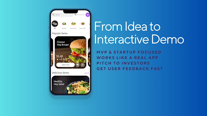 Create a clickable app prototype using flutterflow by Manav4245 | Fiverr