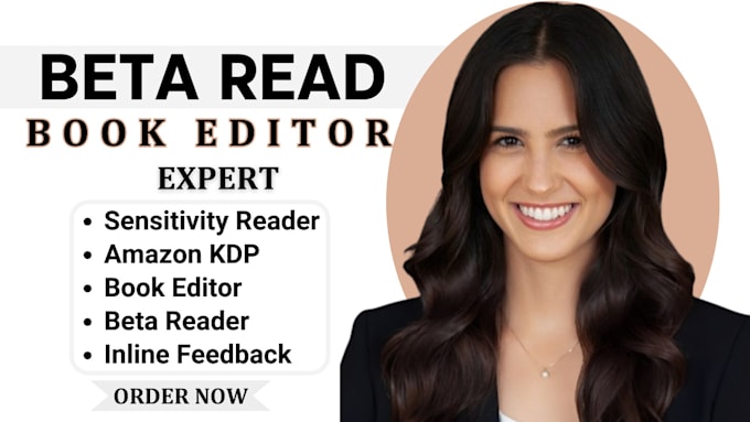 Beta reader sensitivity reader inline editor for amazon kdp upload book editor by Anna_klevv ...