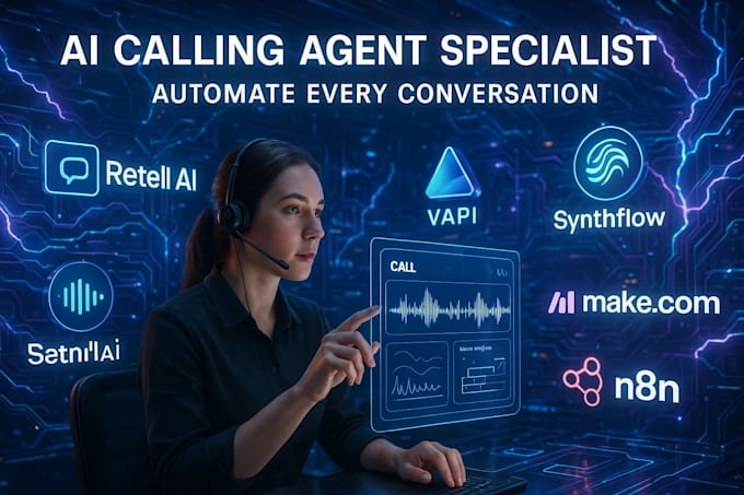 Setup ai calling agent, vapi ai calling agent, ai cold calling, retell ...
