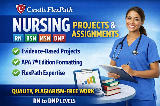 Do capella, flexpath, evidence based projects rn, bsn, msn and dnp ...