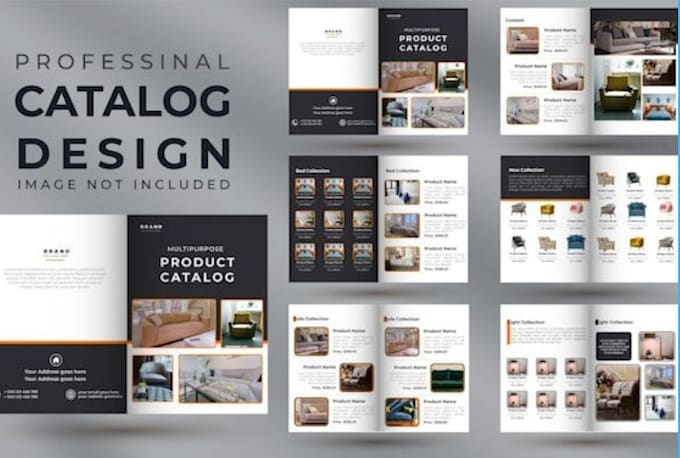 Design product catalog, catalogue, brochure, magazine layout, lookbook ...