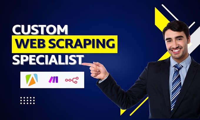 Scrape and automate data with apify zenrows crawlbase n8n make com puppeteer by Denola_grey | Fiverr