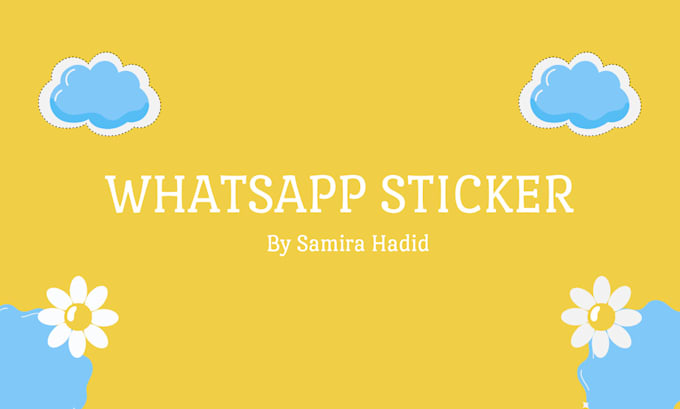 Design animated whatsapp sticker by Mia_kendra1 | Fiverr