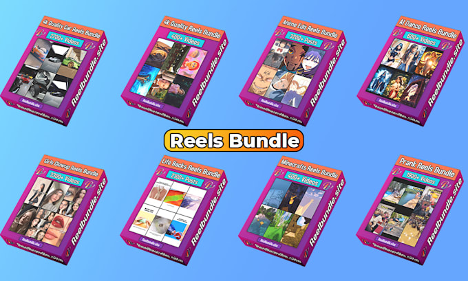 Deliver ready to use viral reel bundles for your social media by ...