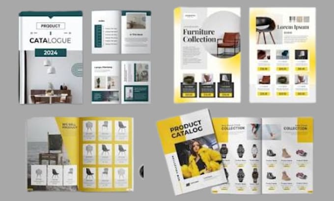 Design a product catalog, magazine cover, or booklet for print or ...