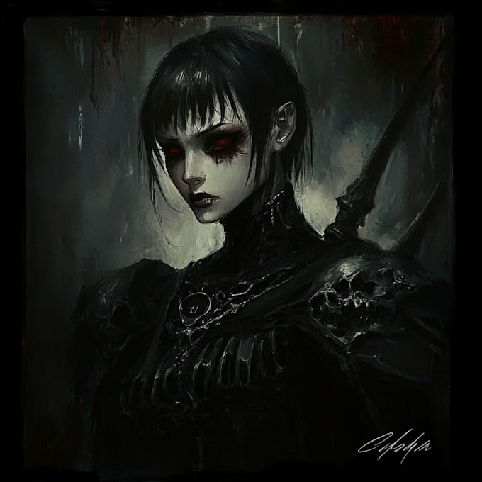 Draw horror and dark art illustration by Penelvers | Fiverr