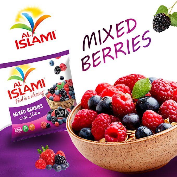 Do mix berry poster by Marrykhokhar7 | Fiverr