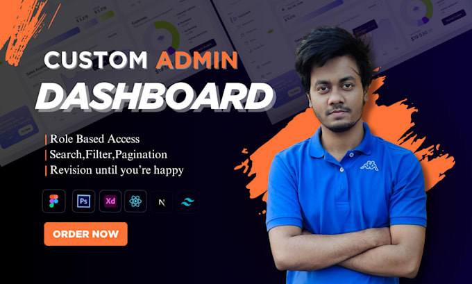 Develop custom admin dashboard by Rakibulandteam | Fiverr