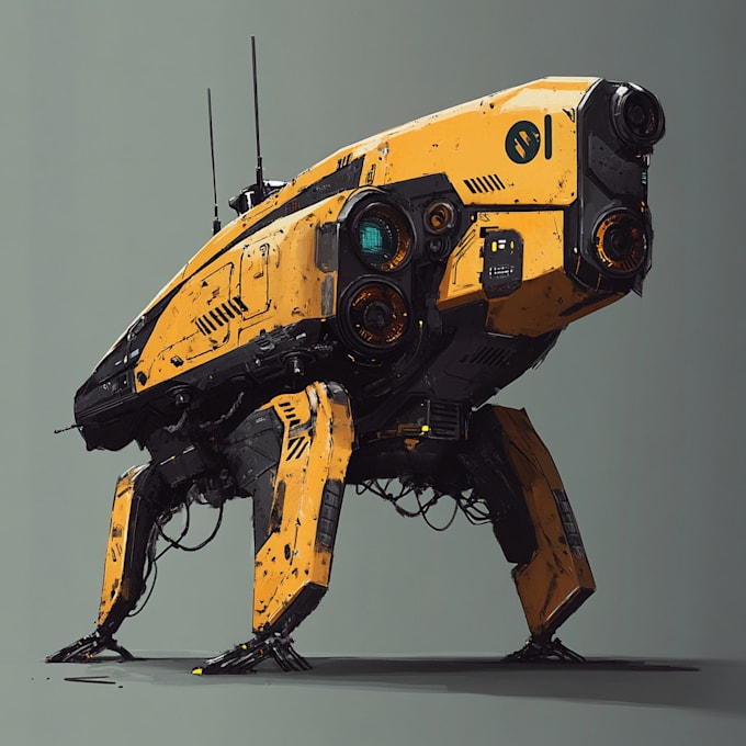 Make a sci fi spaceship model by Worupine59 | Fiverr