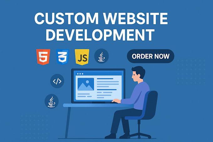 Create a simple website for you using html css javascript by Neonzion | Fiverr