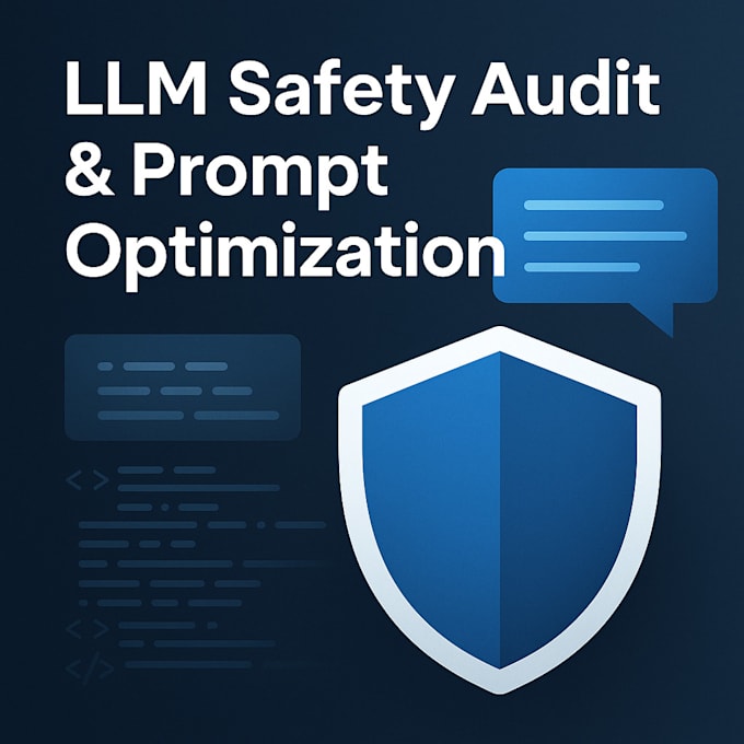 Conduct llm safety audit and prompt optimization for chatbots by Amirahco | Fiverr