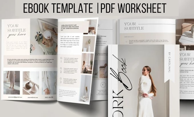 Design pdf workbook, worksheet, lead magnet, checklist, brochure, lead ...