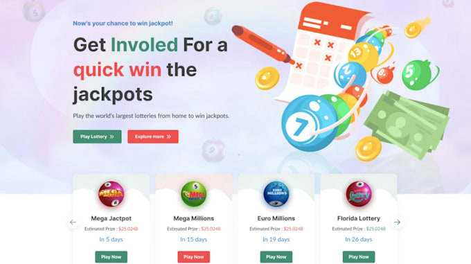 Create and design competition website, raffle giveaway website, spinner ...