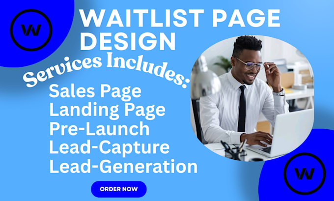 Design waitlist page waitlist landing page coming soon page lead ...