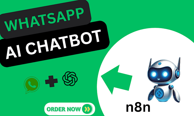 Build your whatsapp chatbot automation, business api, twilio, n8n by Shaun_ai | Fiverr