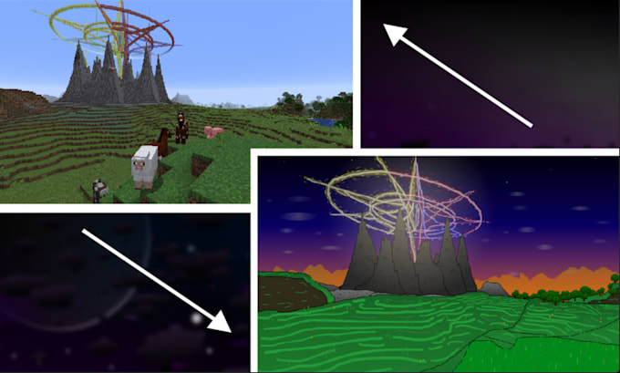 Trace your minecraft screenshots with vector by Jors_vector_art | Fiverr