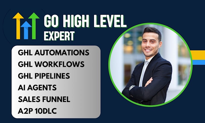 Setup gohighlevel crm automation, expert, ai agent ghl, gohighlevel ...