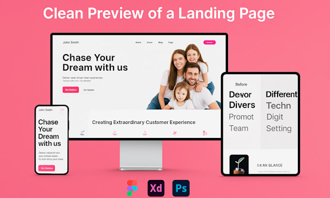 Design clean minimal website ui in 24 hour by Nasimab779 | Fiverr