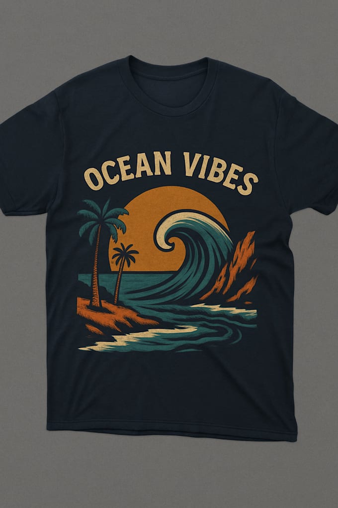 Create an ocean vibe design by Suren0930 | Fiverr