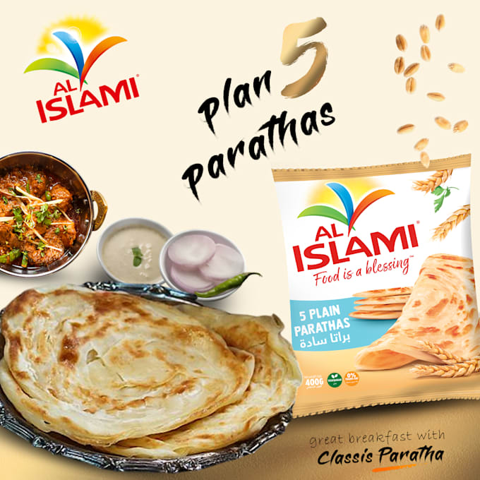 Design paratha poster or flyer by Marrykhokhar7 | Fiverr