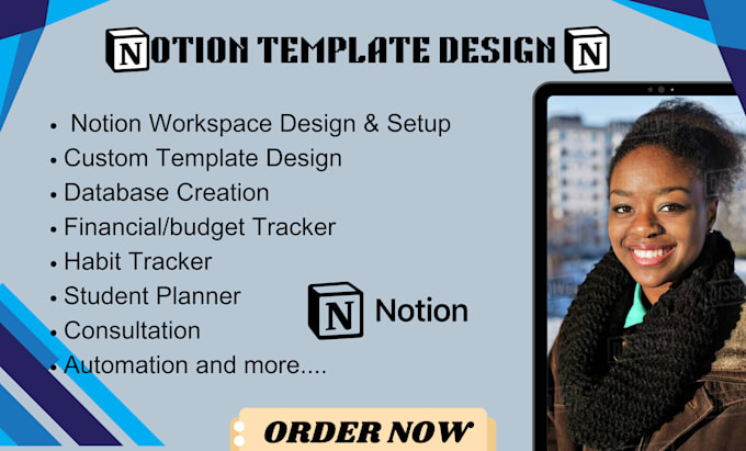 Set up notion custom template notion dashboard notion expert notion crm design by Favour_linton ...