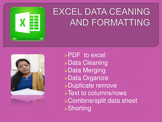 Convert pdf to excel, clean, format,merge excel data by Mittalkahar | Fiverr