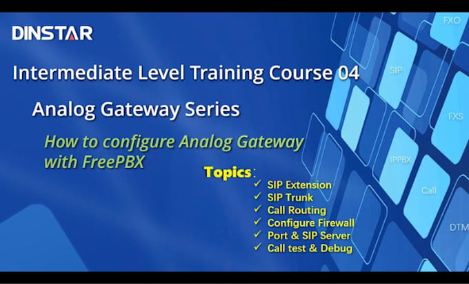 Setup and configure freepbx with extensions and sip provider by Craig ...