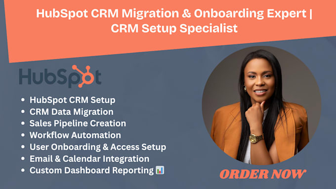 Migrate your crm and onboard your team to hubspot professionally by Mayabrookss | Fiverr