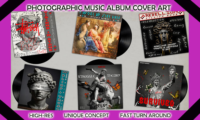 Design any photographic style album cover art, music artwork by ...