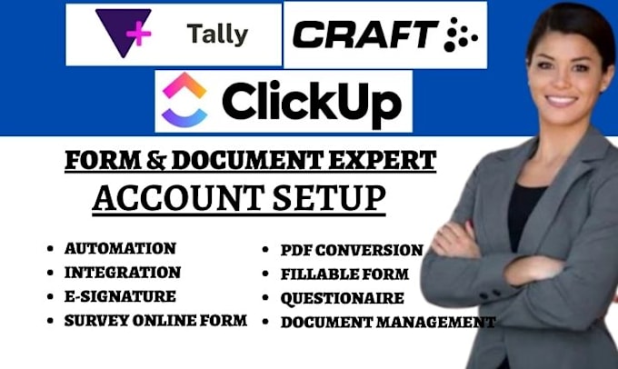 Do triplet form assembly form craft form clickup form reform pdf form tally by Johnz_victor | Fiverr