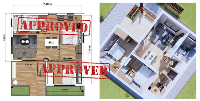 Draw building renovation permit, home addition plan drawings for city ...