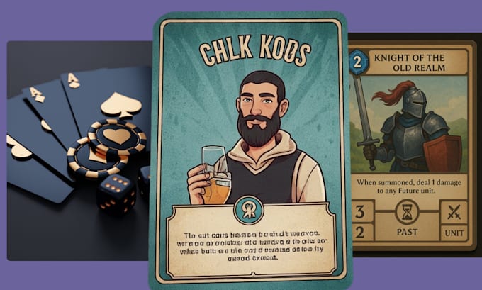 Draw card game design trading card game drinking card game board game ...