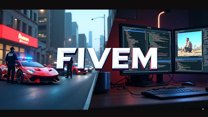 Reparar y crear scripts de fivem, mlo, ui, configuración de servidor, eup, esx, mods de qbcore ...