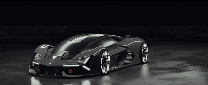 Remodel 3d rhino car for 3d print,lamborghini model,wide body kit,erro ...