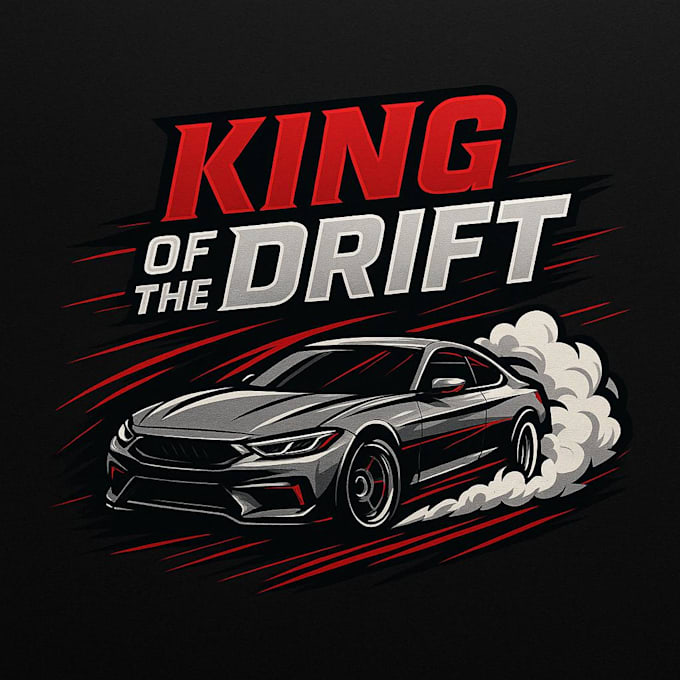 Create a unique drift racing logo king of the drift style by Moataz ...
