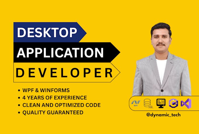 Develop Desktop Application For Windows Using C Sharp By Dynamictech