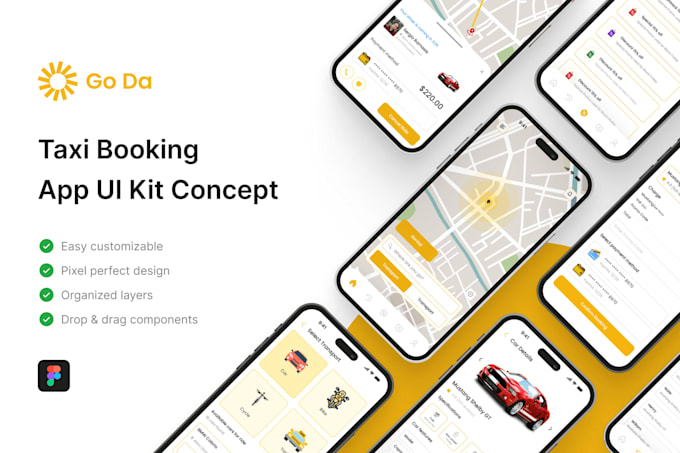 Develop taxi booking app uber clone app ridesharing app cab booking app by Emmy___code | Fiverr