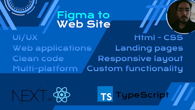Convert your figma design to responsive front end code by Raulacostaweb | Fiverr