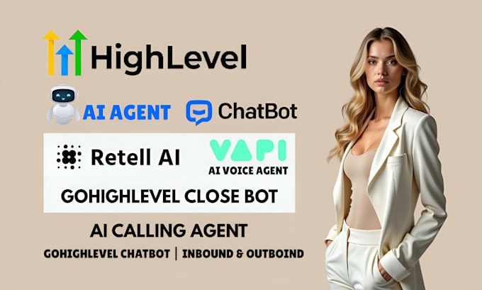 Be gohighlevel chatbot close bot retell ai agent vapi ai calling agent by And_rew_funnel | Fiverr